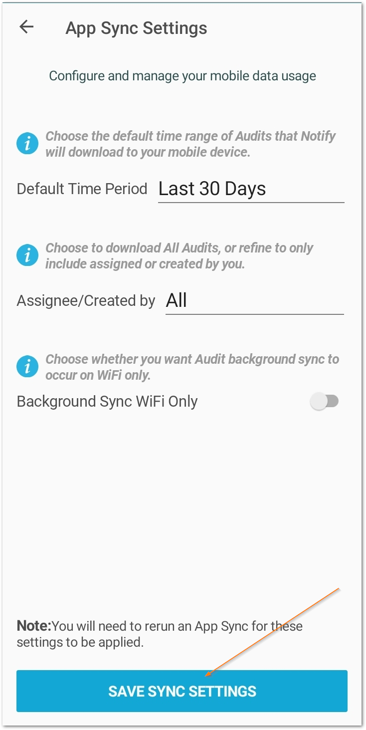 How do I manage my settings on the AI app?