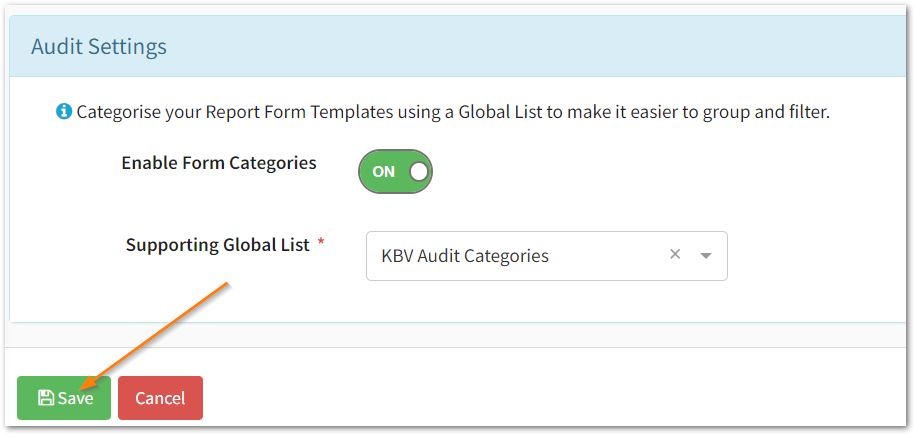 How do I create Audit Categories?