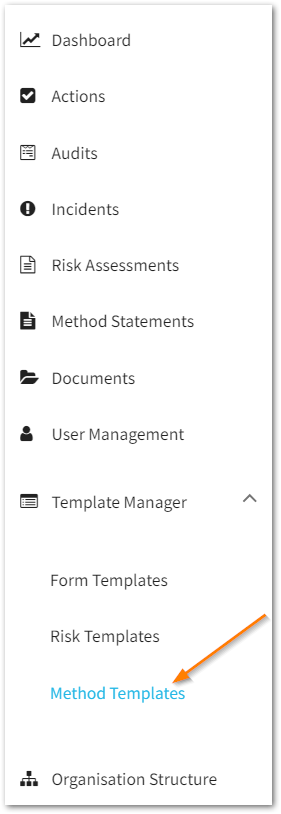 How do I build a Method Statement template?