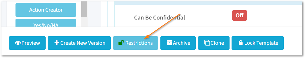 How Do I Restrict An Audit Template By Permission Group