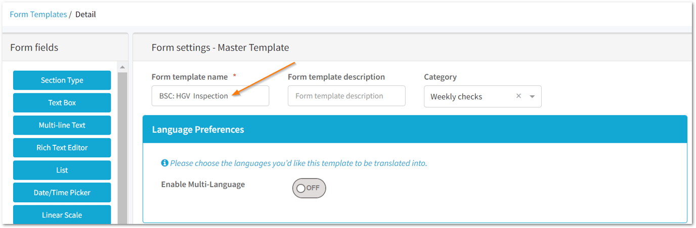 How do I enable/manage scoring in Audit templates?